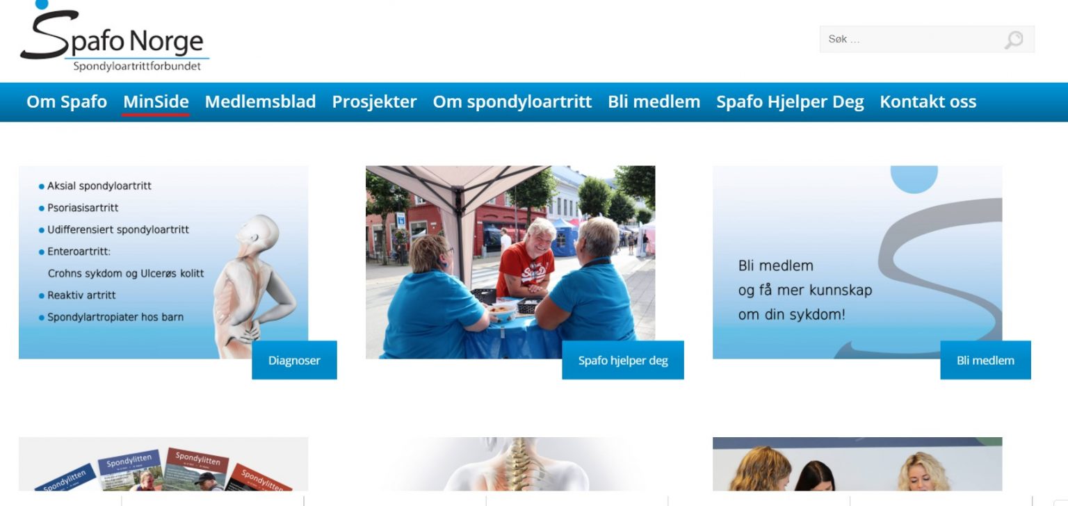 MinSide - løsning! - Spafo Norge